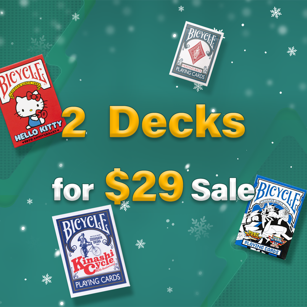2 Collaboration Decks for $29 Sale – TCC Playing Cards