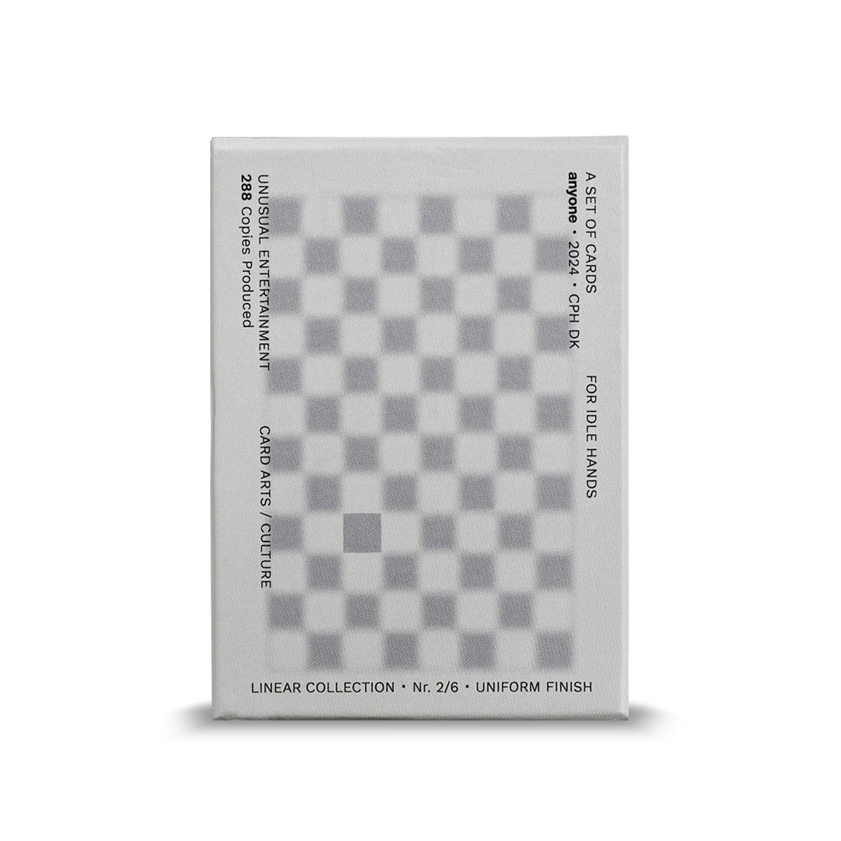 Blur Checkerboard Playing Cards by Anyone – TCC Playing Cards