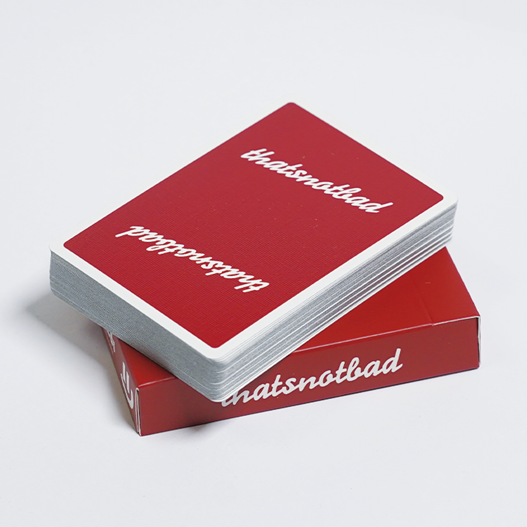 Red Essentials Playing Cards by Thatsnotbad – TCC Playing Cards